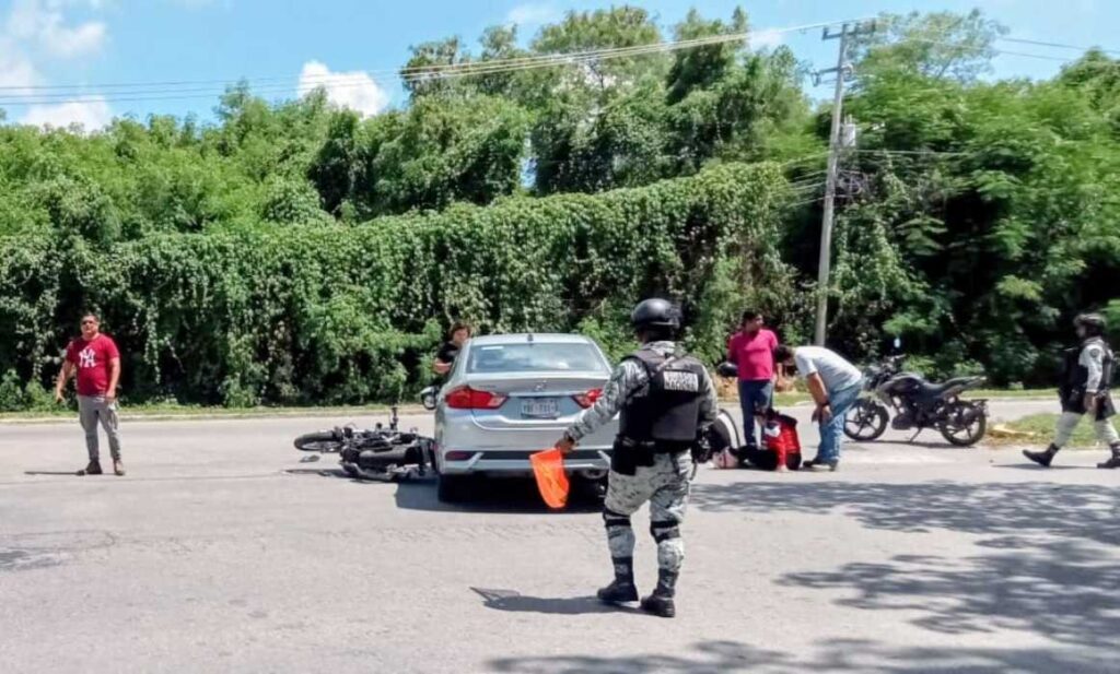 Dos lesionados deja accidente de tránsito en la Marsella de Chetumal ...