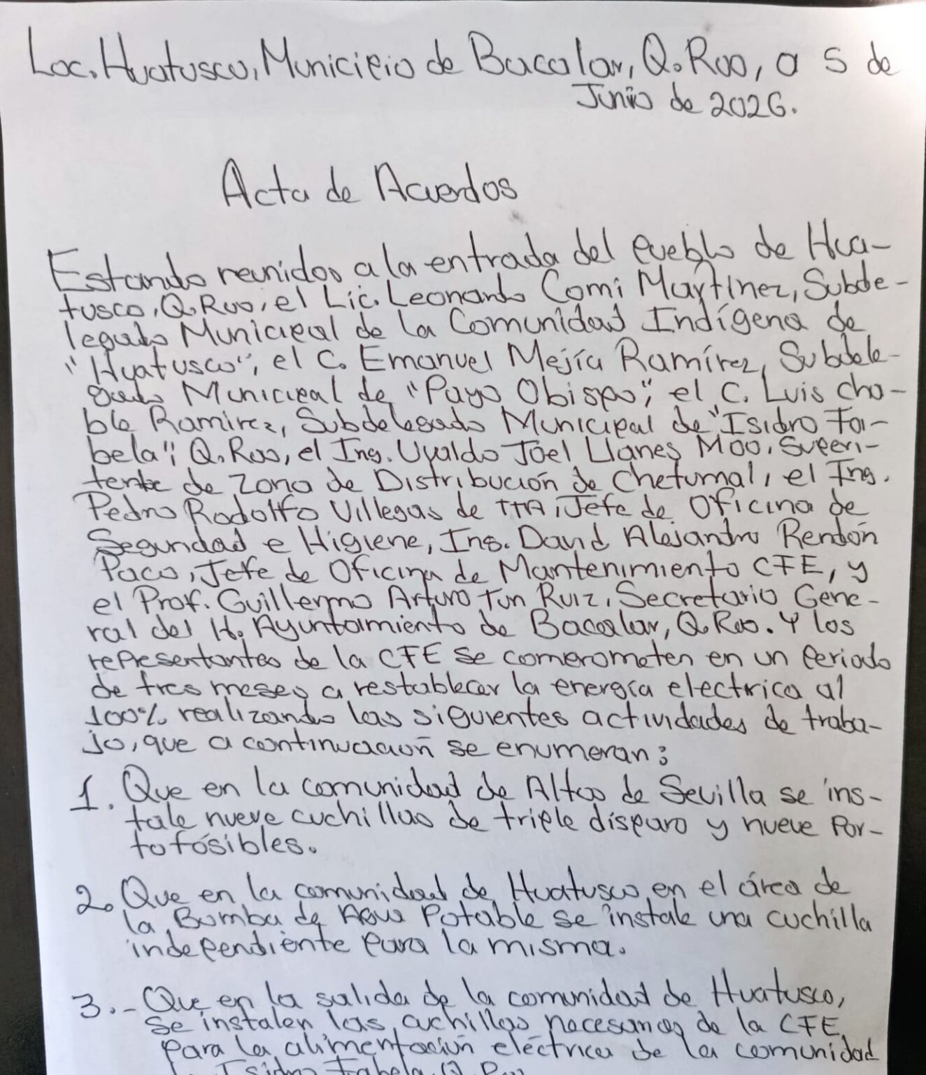 Advierten que no pagarán recibos hasta que cumpla la CFE; levantan ...